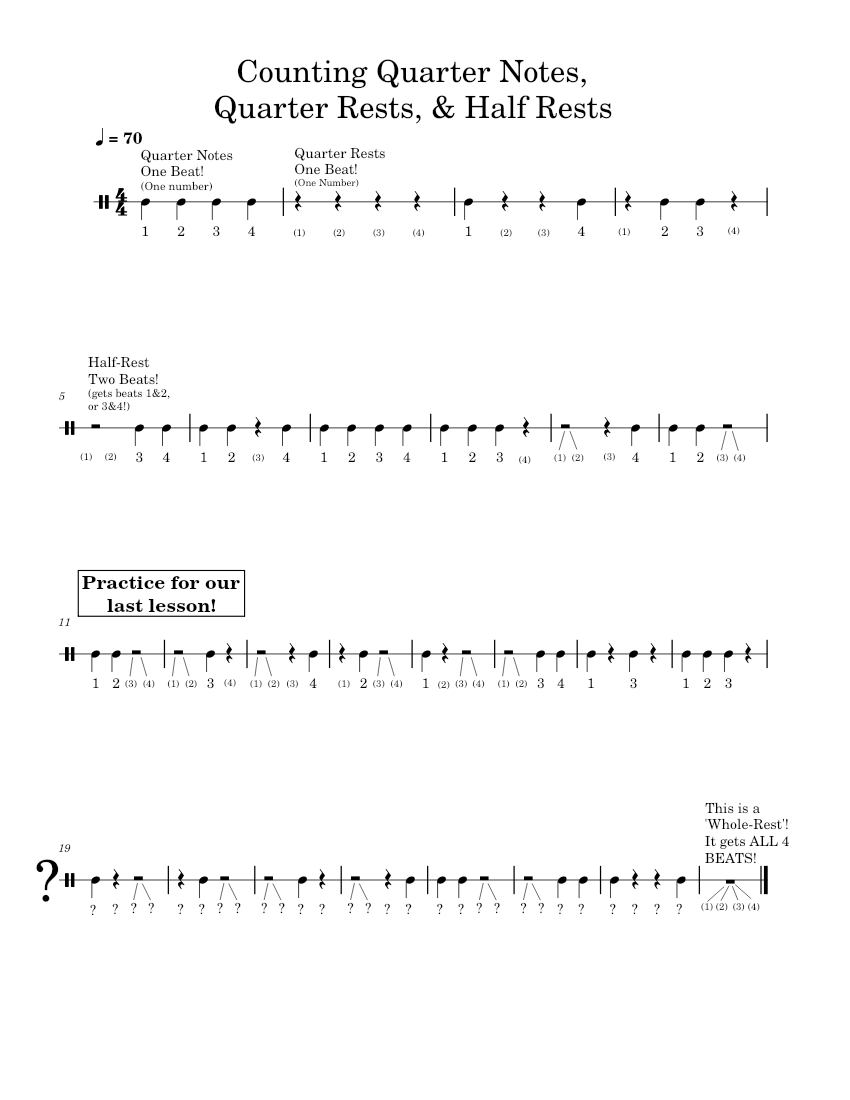(Student_Exercise) (EZ Drums (3rd Grade) - Big Kid Counting - Quarter ...