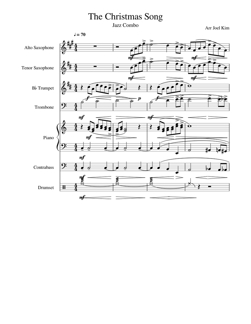 The Christmas Song - piano tutorial