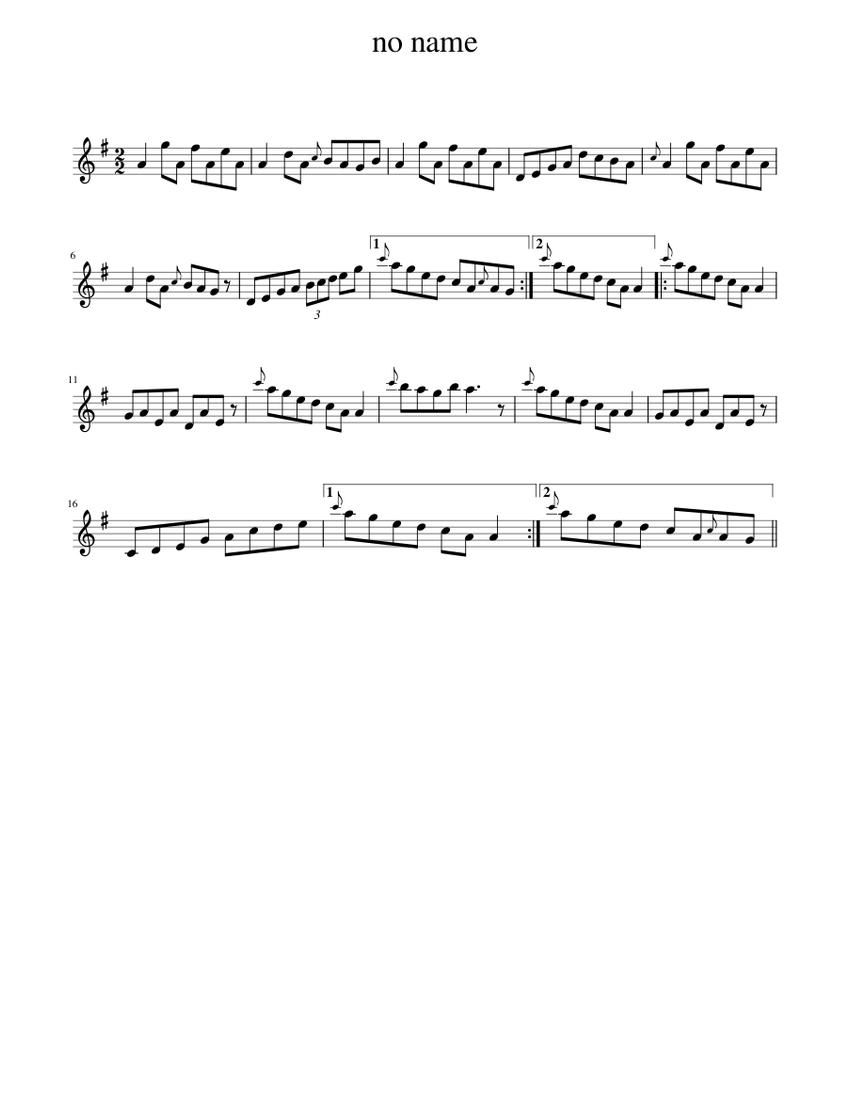 no name Sheet music for Piano (Solo) | Musescore.com