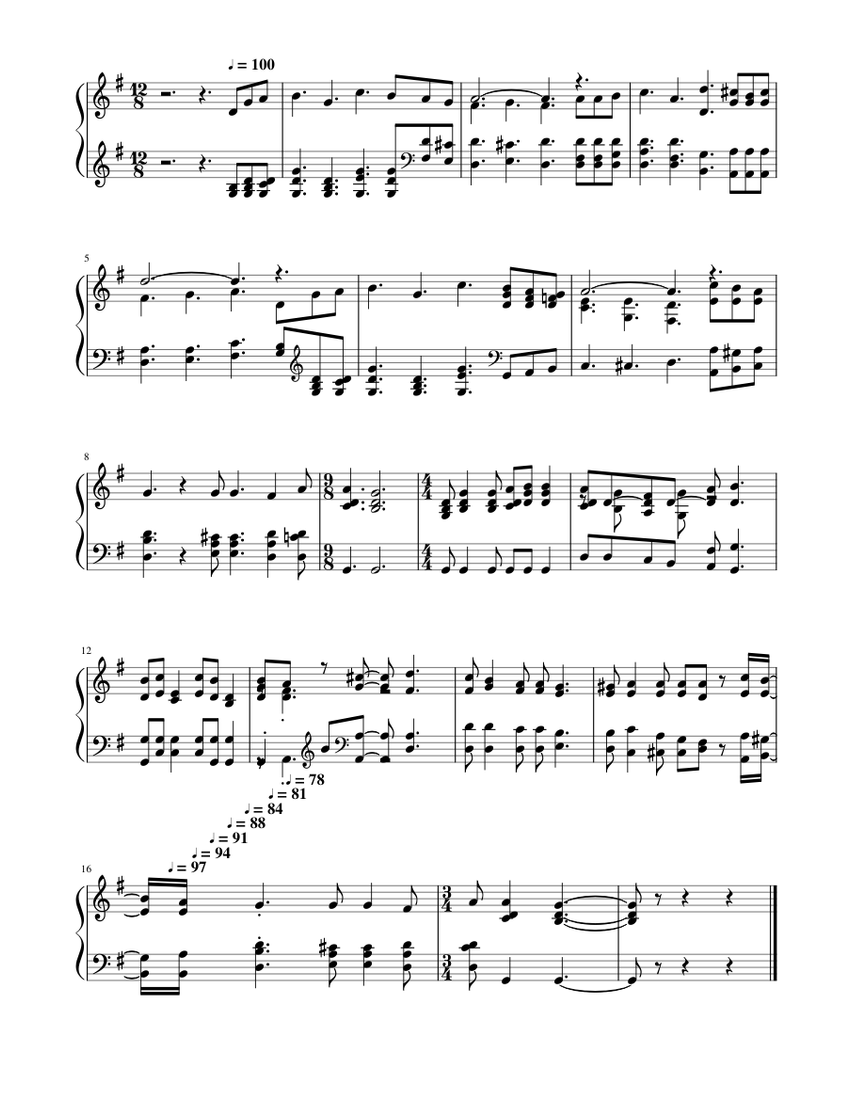 Wayworn and weary one, burdened with care - J. J. Jelley - piano tutorial
