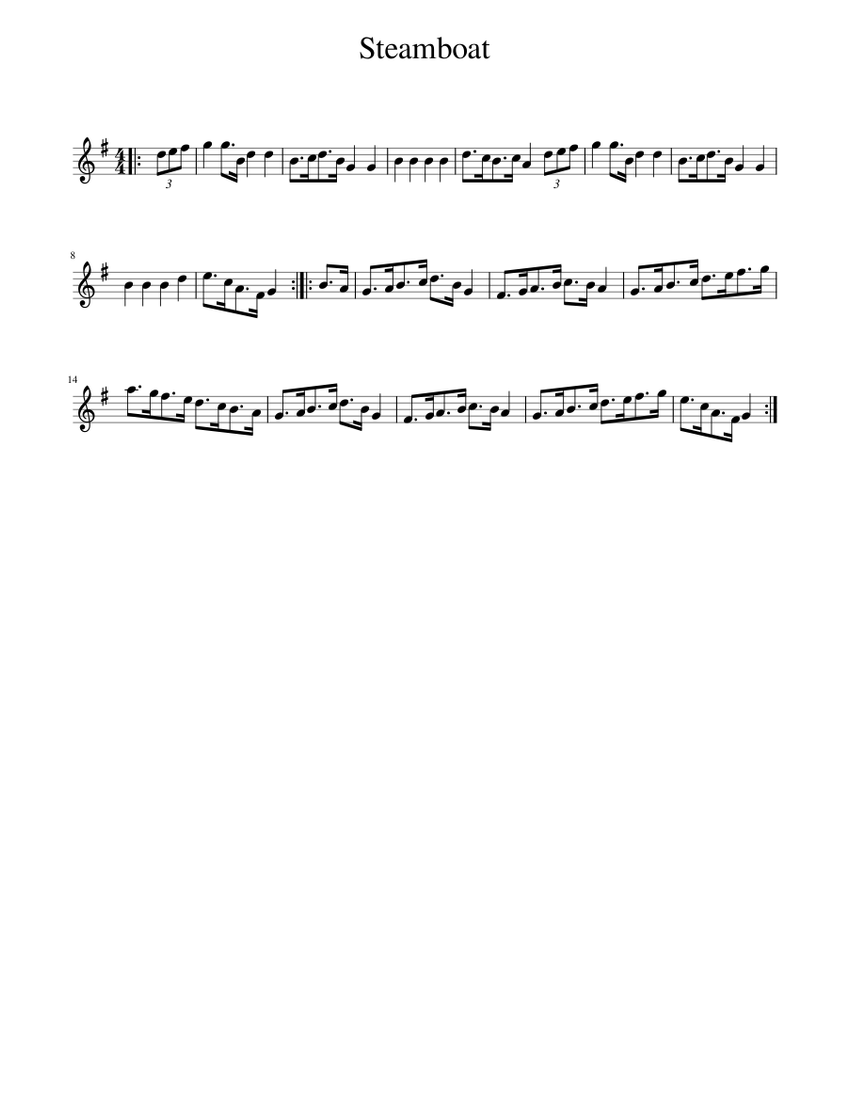 Steamboat Sheet music for Piano (Solo) Easy | Musescore.com