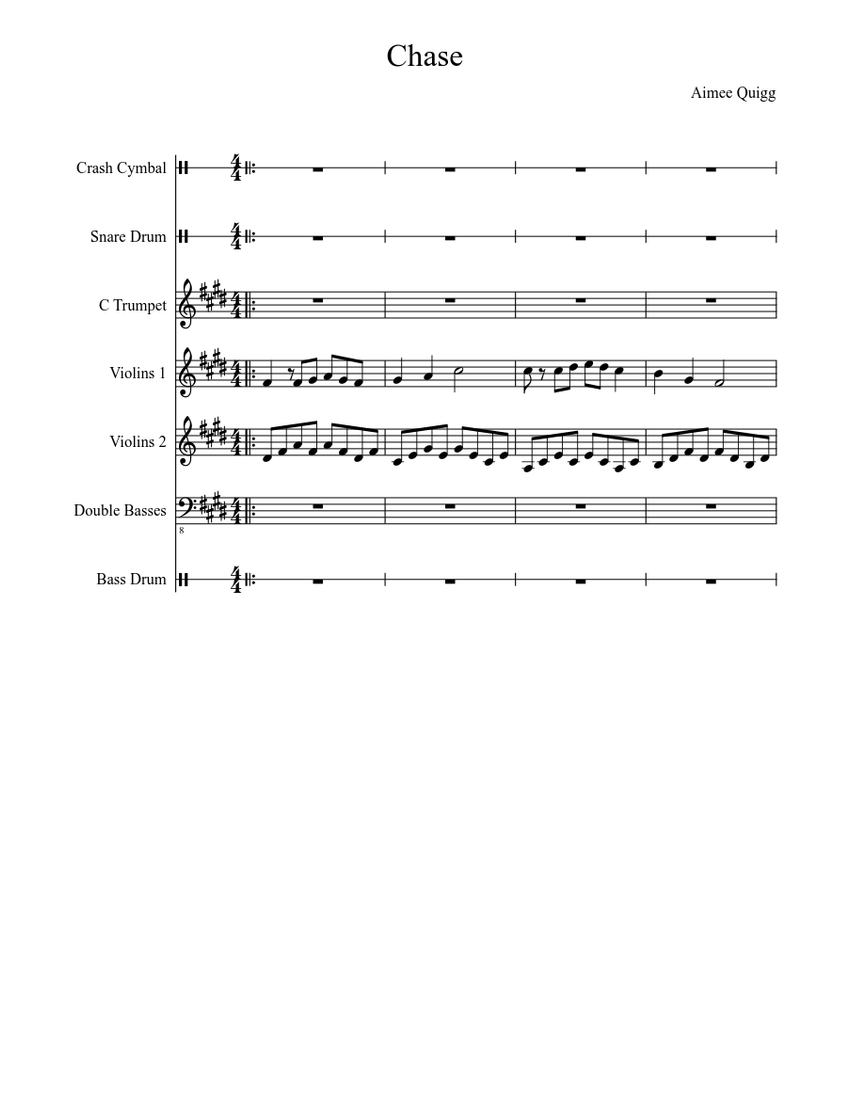 Chase - Final Sheet music for Trumpet (Solo) | Musescore.com
