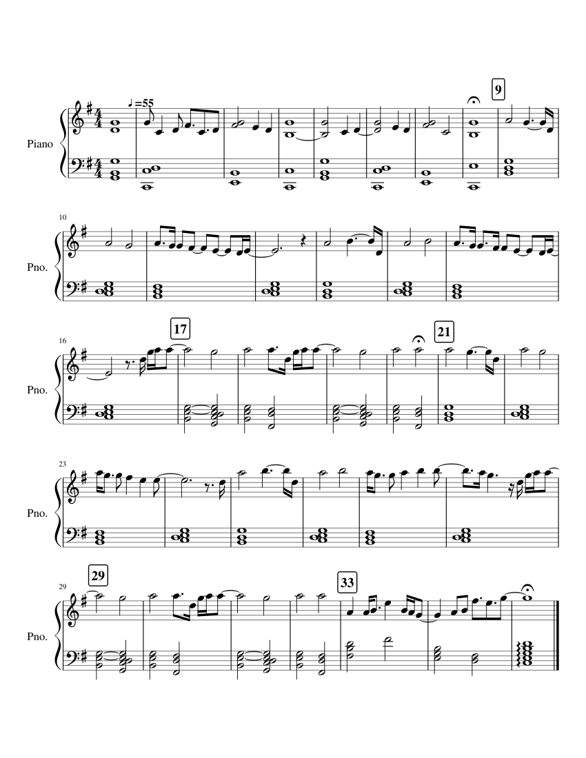 Motion Picture Soundtrack Sheet music for Piano (Solo) | Musescore.com