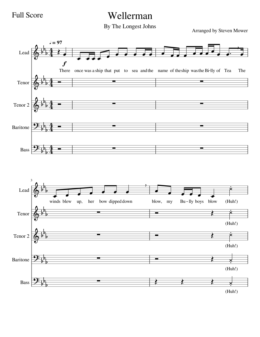 Wellerman Sheet music for Piano (A Capella) | Musescore.com