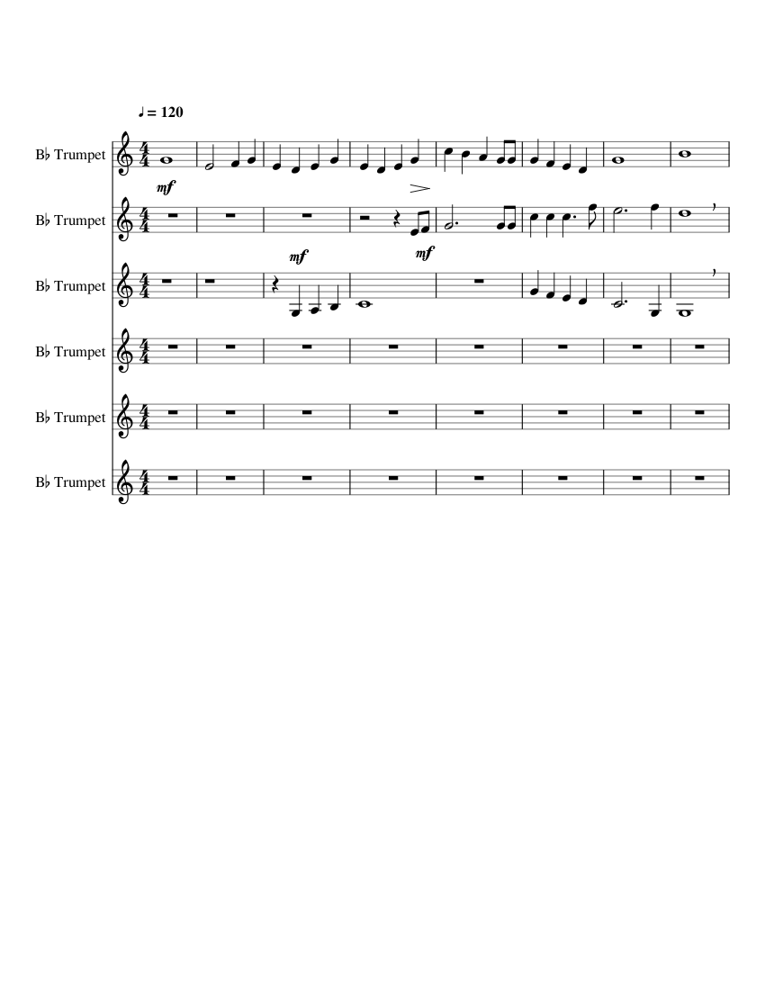 LHS2019 Trumpet Chamber Sheet music for Trumpet in b-flat (Brass ...