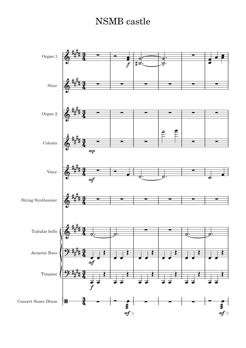 New Super Mario Bros. DS - Castle Theme – Koji Kondo New Super Mario ...