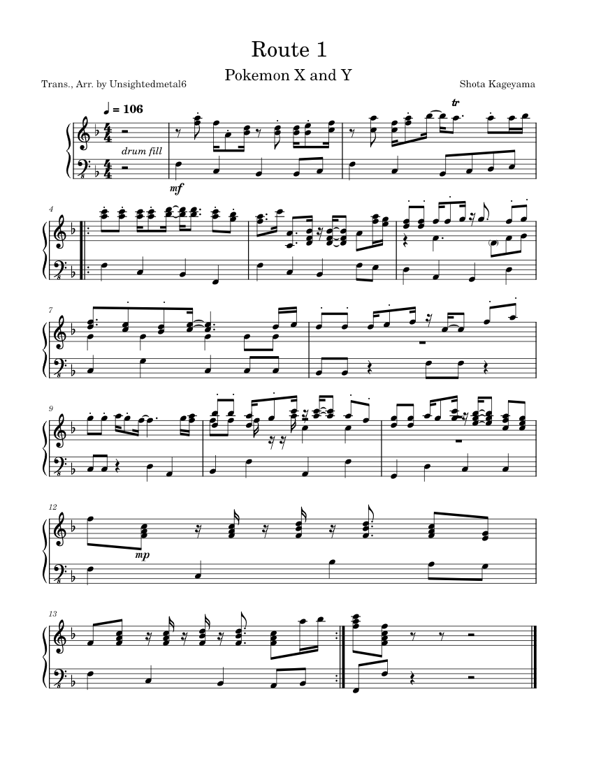 route-1-pokemon-x-and-y-sheet-music-for-piano-solo-musescore
