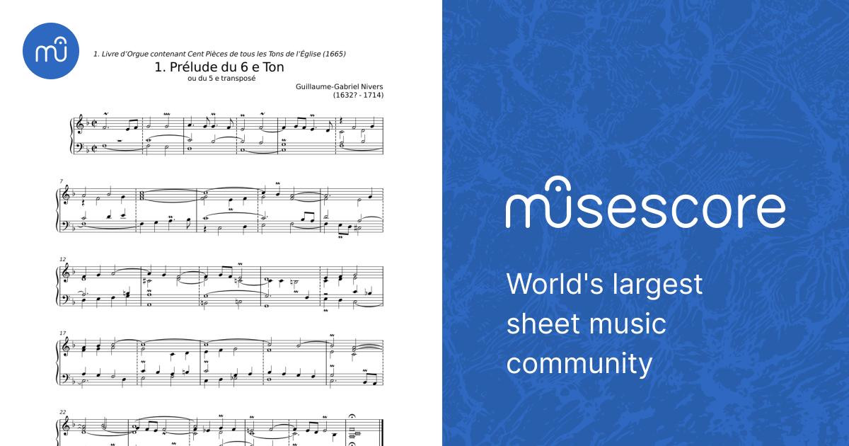 Livre d’Orgue contenant Cent Pièces de tous les Tons de l’Église ...