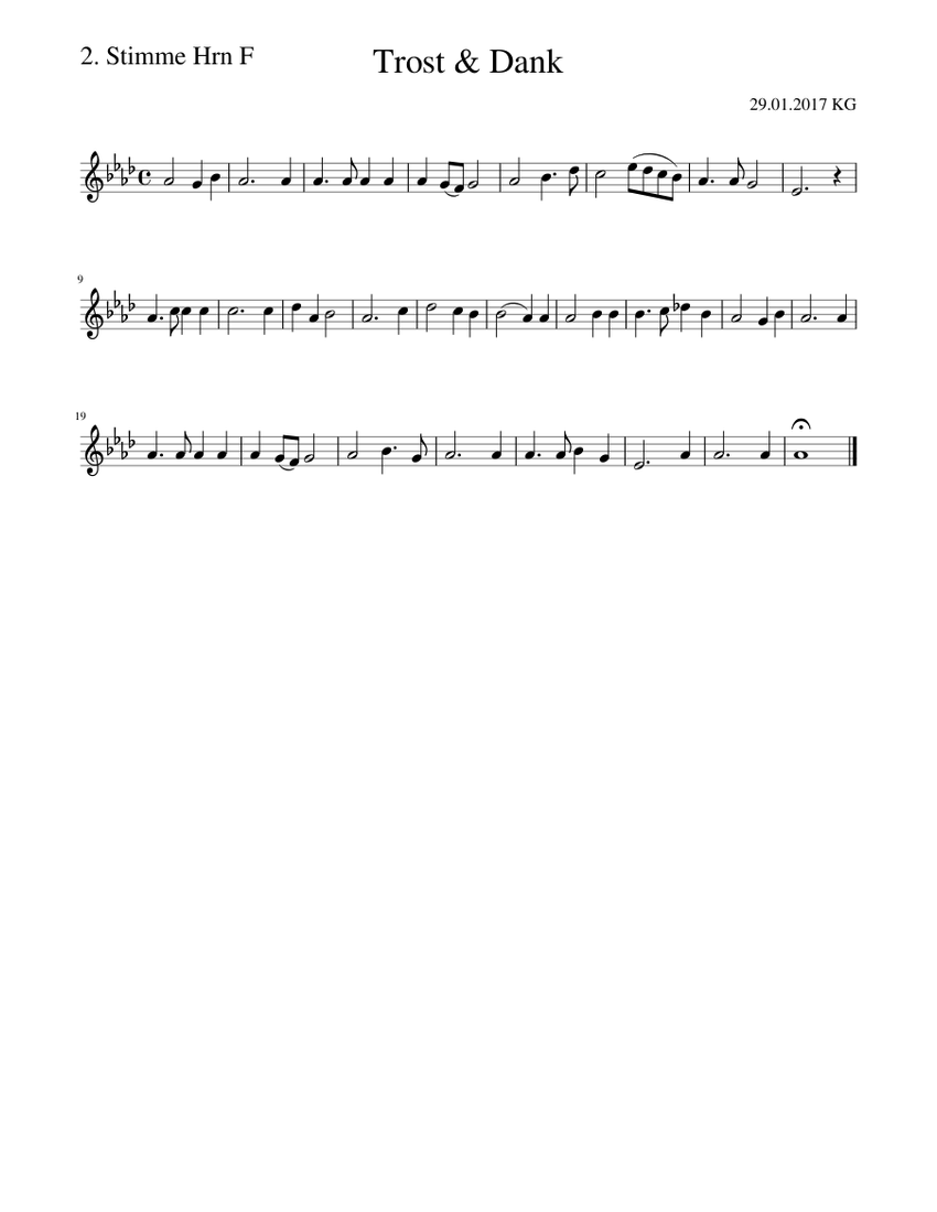 Trost & Dank Sheet music for Piano (Solo) | Musescore.com