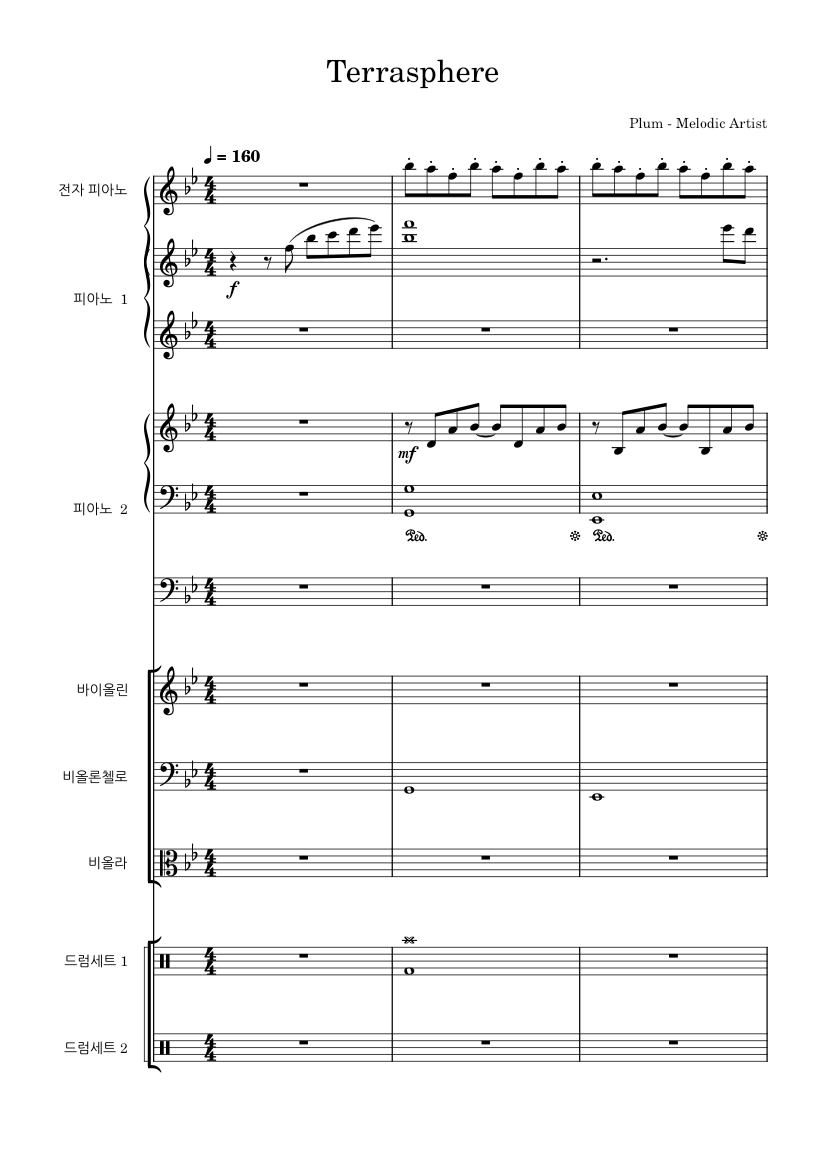 Terrasphere – Plum Sheet Music for Piano, Violin, Viola, Cello & more ...