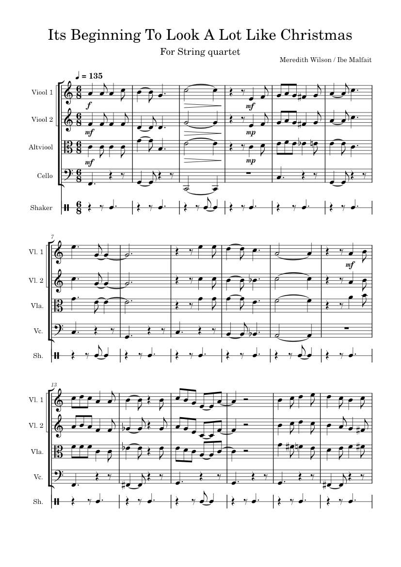 It's Beginning To Look A Lot Like Christmas – Meredith Willson It's Beginning To Look Like ...