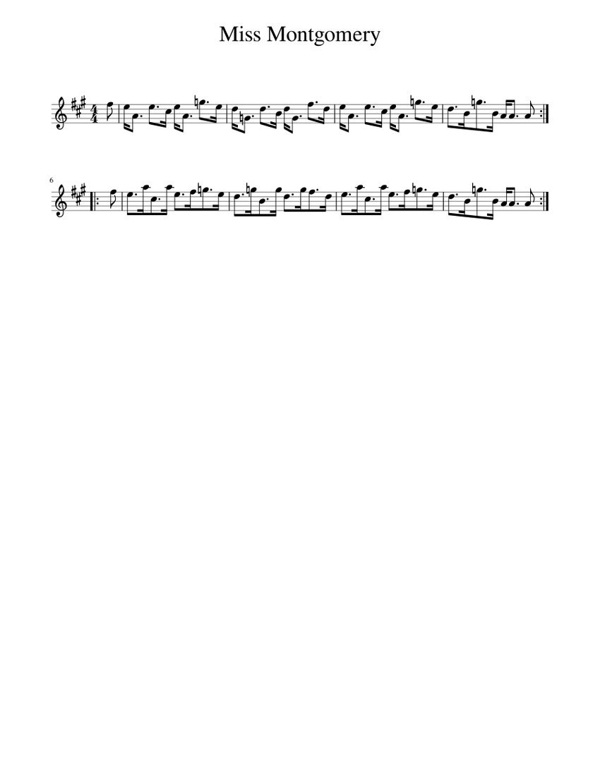 Miss Montgomery - piano tutorial