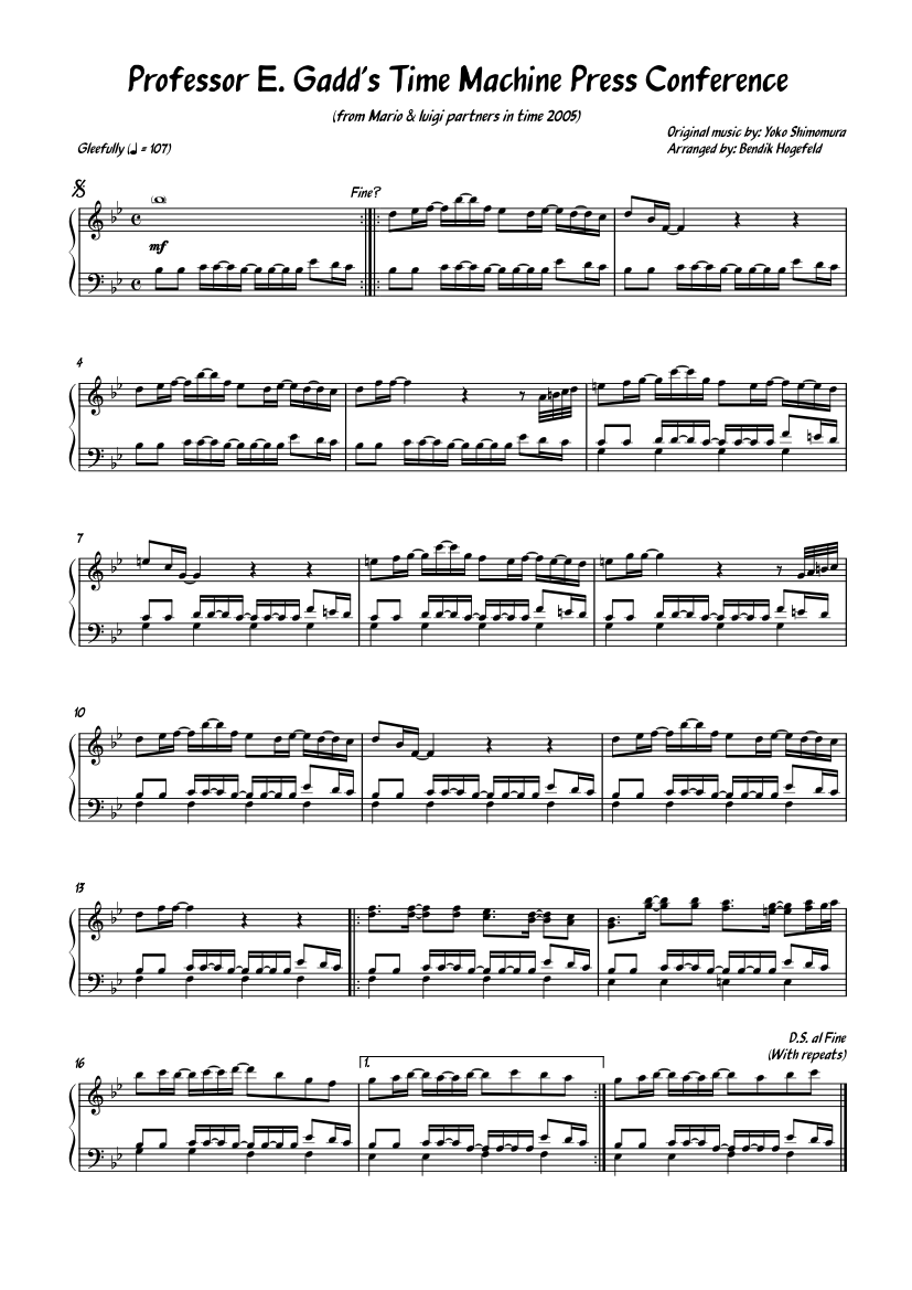 Professor E. Gadd's time machine press conference (Rare sheet) Sheet ...