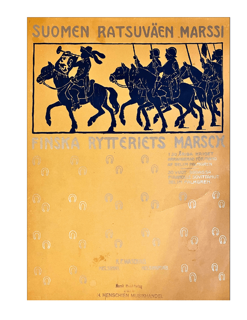 Finska rytteriets marsch Sheet music for Piano (Solo) | Musescore.com
