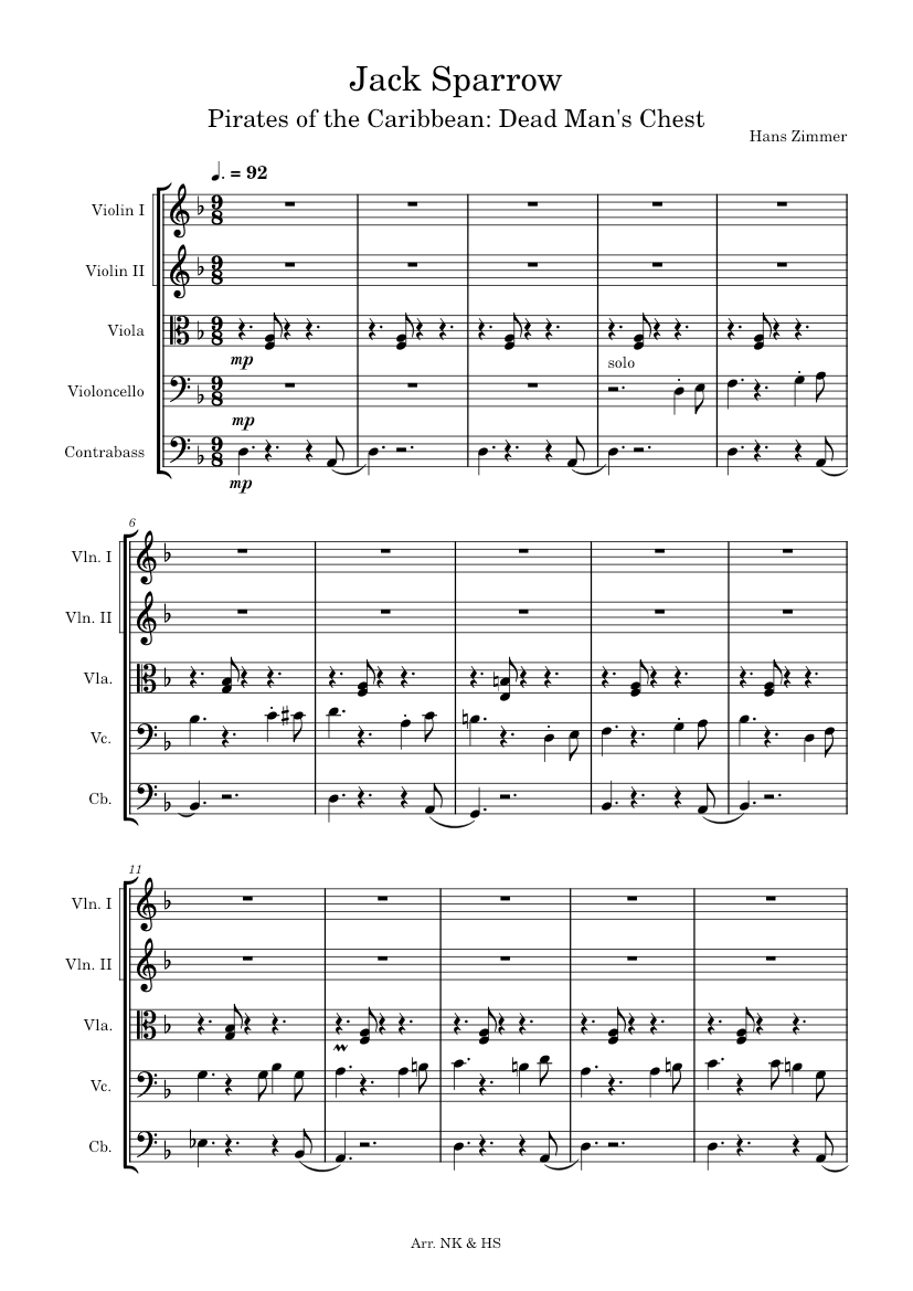 Jack Sparrow – Hans Zimmer - piano tutorial