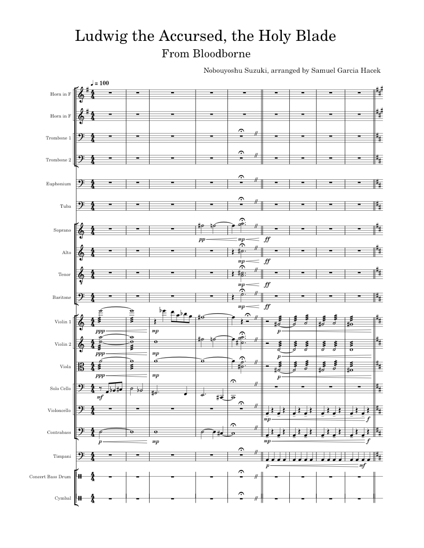 Ludwig the Accursed, the Holy Blade – Nobouyoshi Suzuki Ludwig the ...