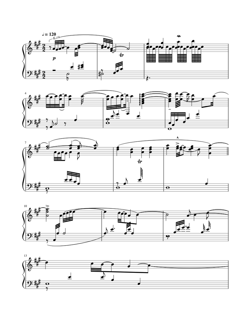 hikaru nara Sheet music for Piano (Solo) | Musescore.com
