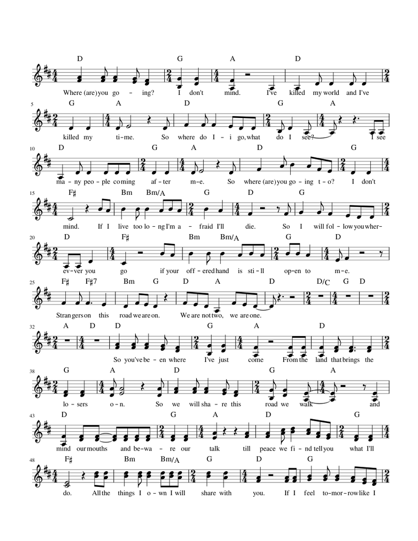 Strangers - The Kinks Sheet music for Piano (Solo) Easy | Musescore.com