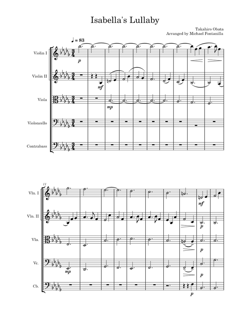 Isabella's Lullaby -The Promised Neverland – Takahiro Obata - piano tutorial