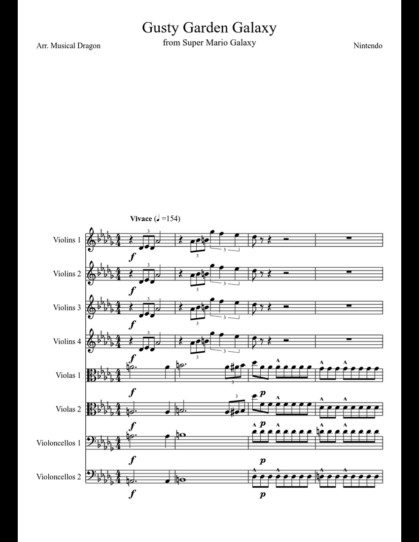 Gusty Garden Galaxy sheet music download free in PDF or MIDI