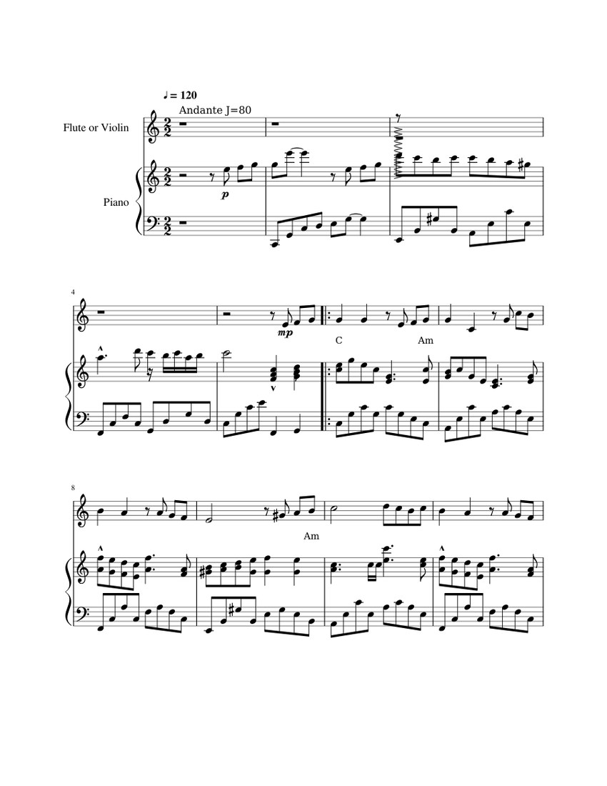 Eternal love Sheet music for Keyboard Piano (Solo) | Musescore.com