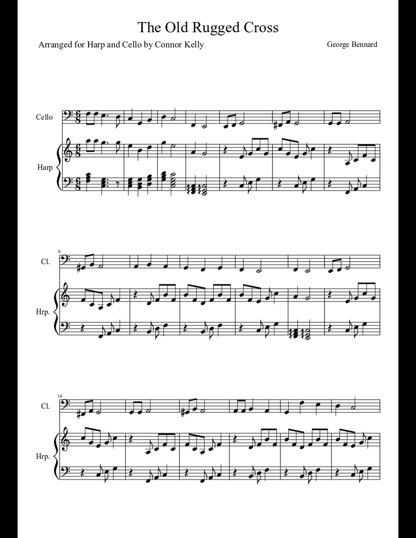 The Old Rugged Cross sheet music download free in PDF or MIDI