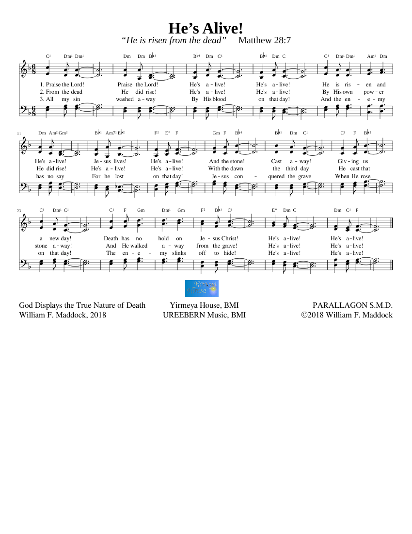 He’s Alive! Sheet music | Musescore.com