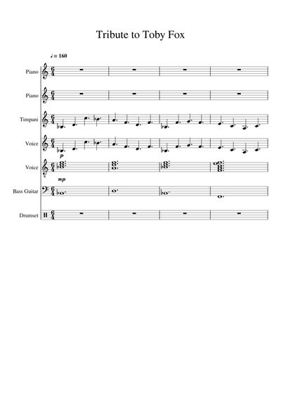 Toby Fox Sheet music free download in PDF or MIDI on Musescore.com