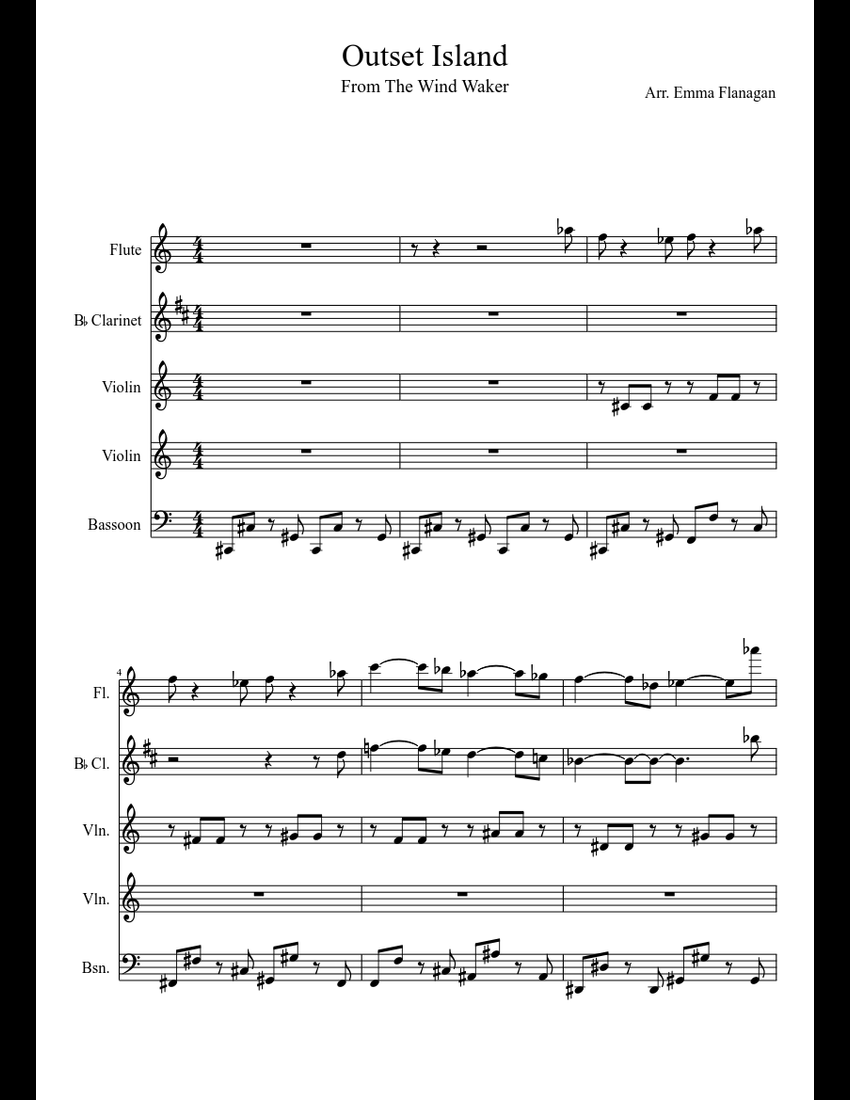 Outset Island sheet music download free in PDF or MIDI