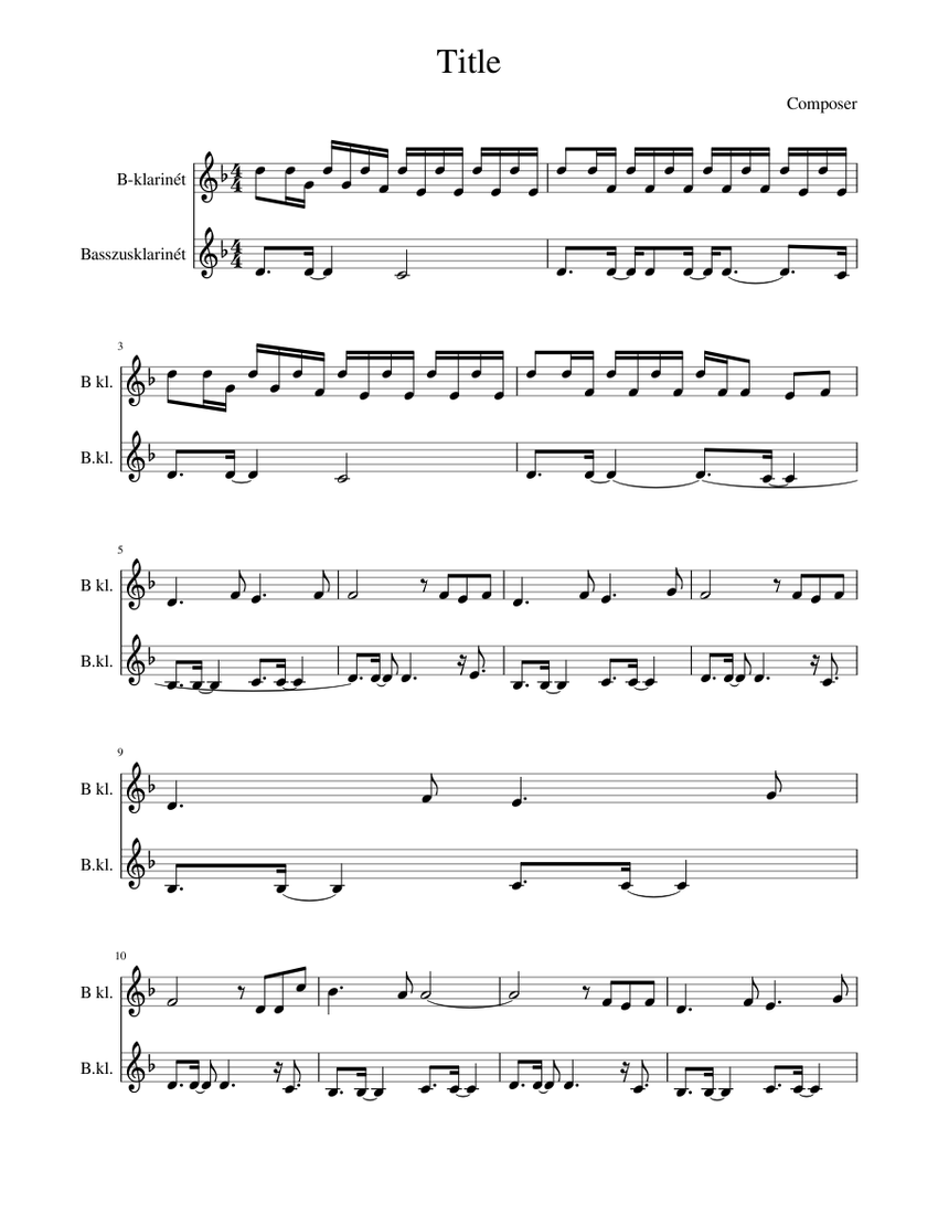 hymn for the weekend Sheet music for Clarinet | Download free in PDF or ...