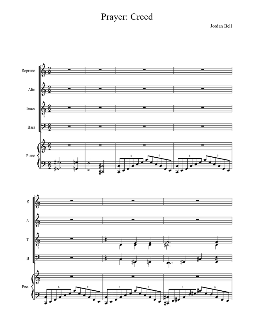 Creed Sheet music | Download free in PDF or MIDI | Musescore.com
