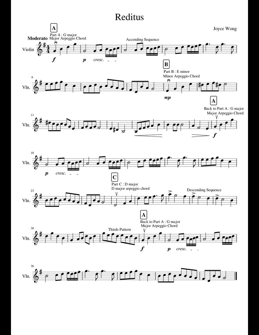 Rondo sheet music for Piano, Violin download free in PDF or MIDI