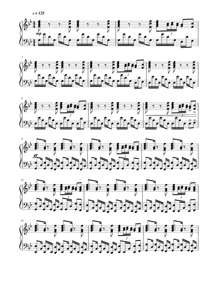 Field of Hopes and Dreams - Deltarune OST Sheet music for Piano (Solo) | Musescore.com