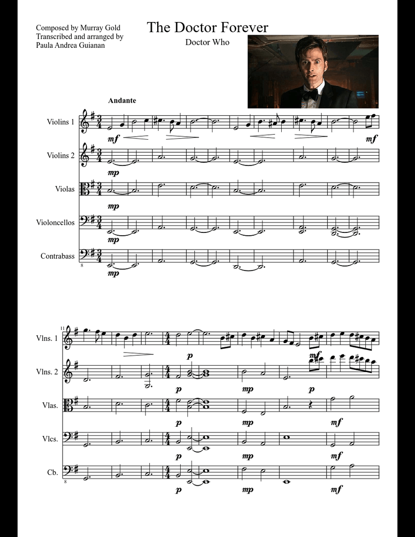 The Doctor Forever sheet music download free in PDF or MIDI