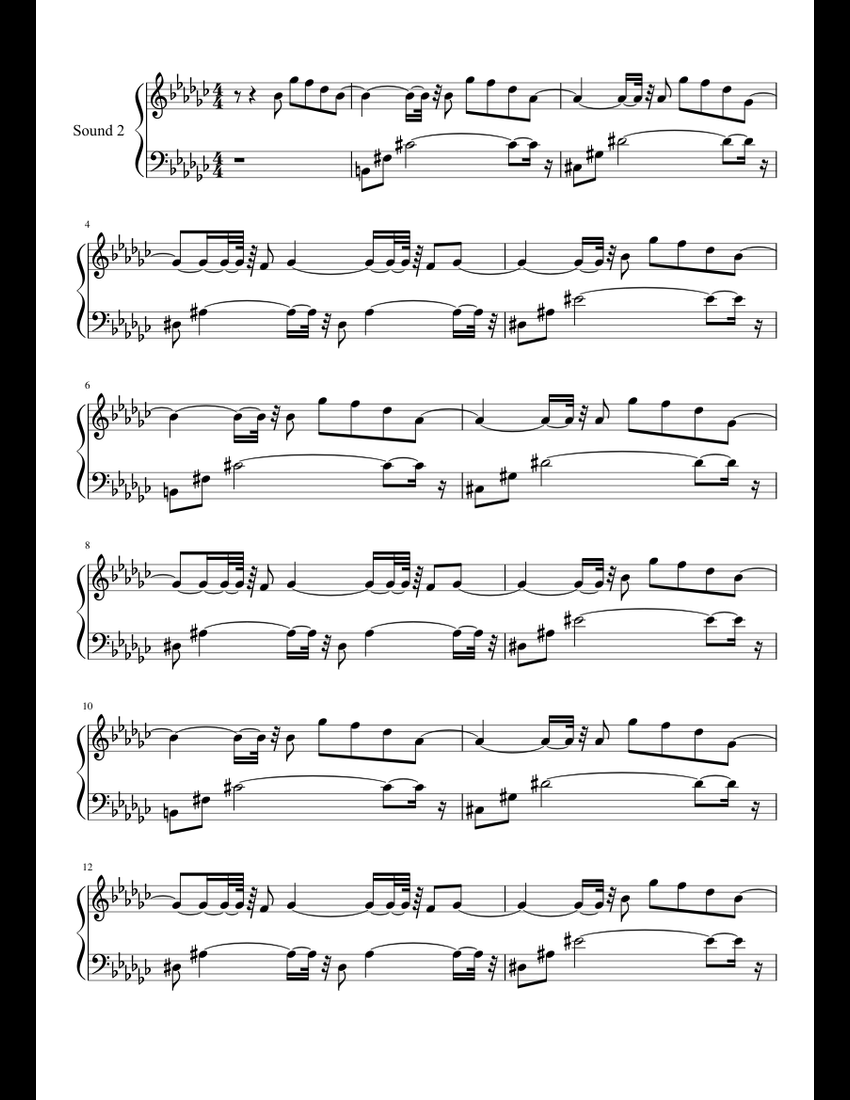Haru Haru sheet music download free in PDF or MIDI