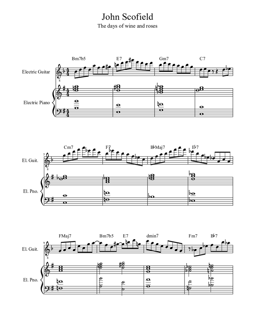 John Scofield Sheet music | Musescore.com