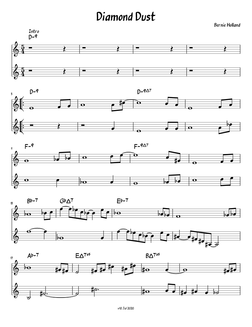 Diamond Dust Sheet music for Piano (Solo) | Musescore.com