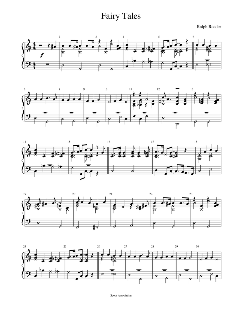 Fairy Tales Sheet music for Strings | Download free in PDF or MIDI ...