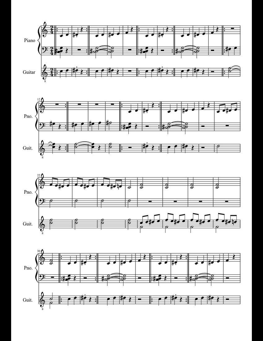 Mystery sheet music for Piano, Guitar download free in PDF or MIDI