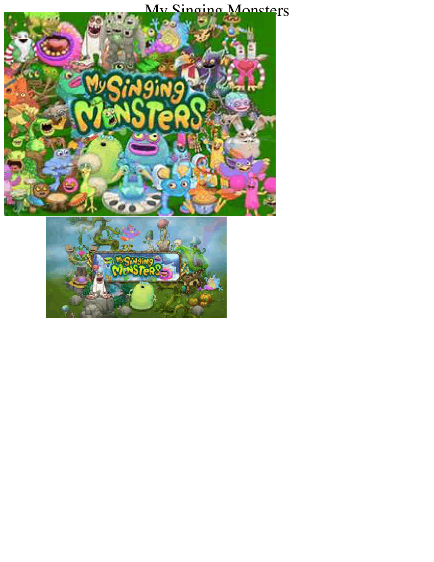 My Singing Monsters Sheet music for Trumpet (In B Flat), Violin ...