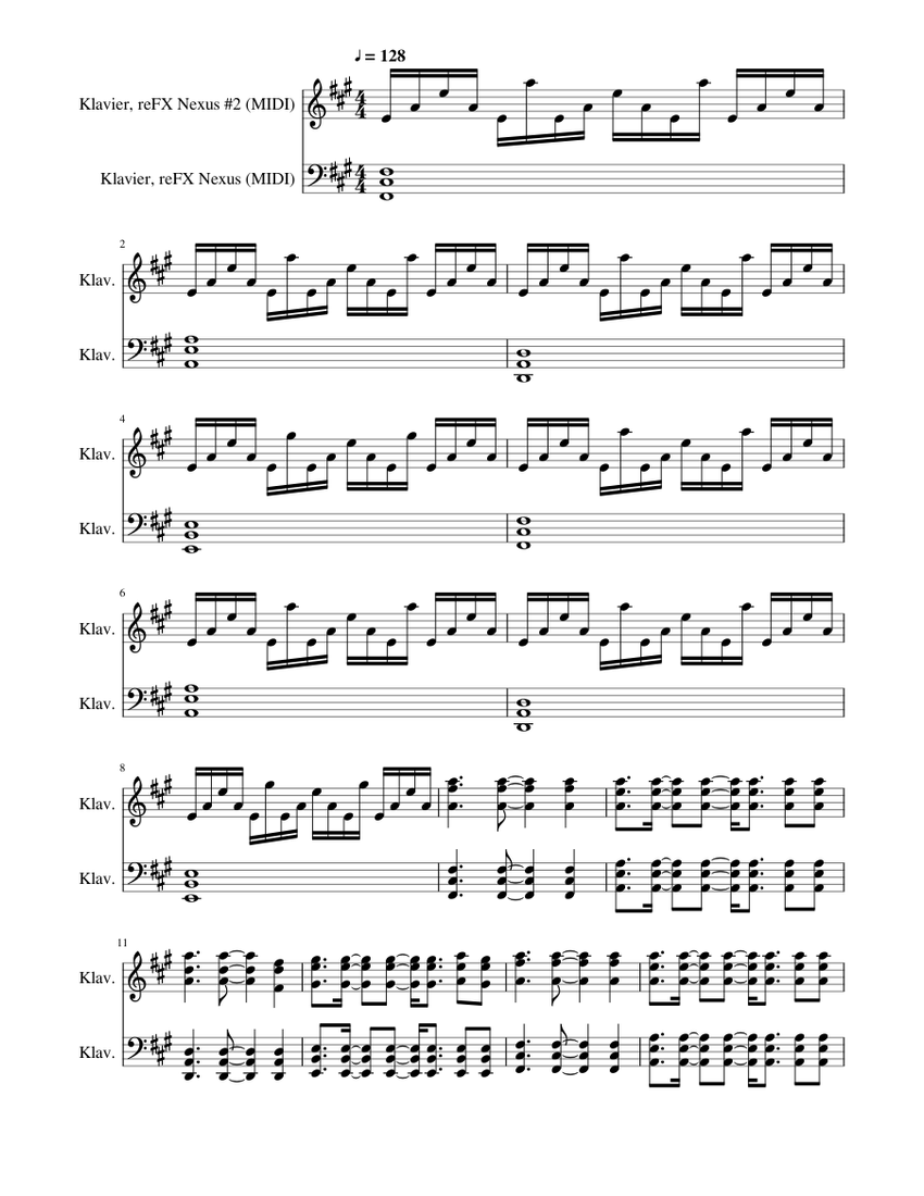 Tobu - Colors Sheet music for Piano (Piano Duo) | Musescore.com