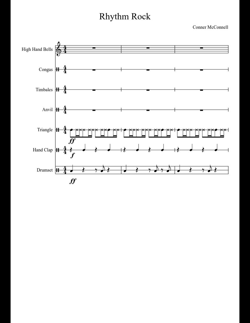 Rhythm Rock sheet music download free in PDF or MIDI