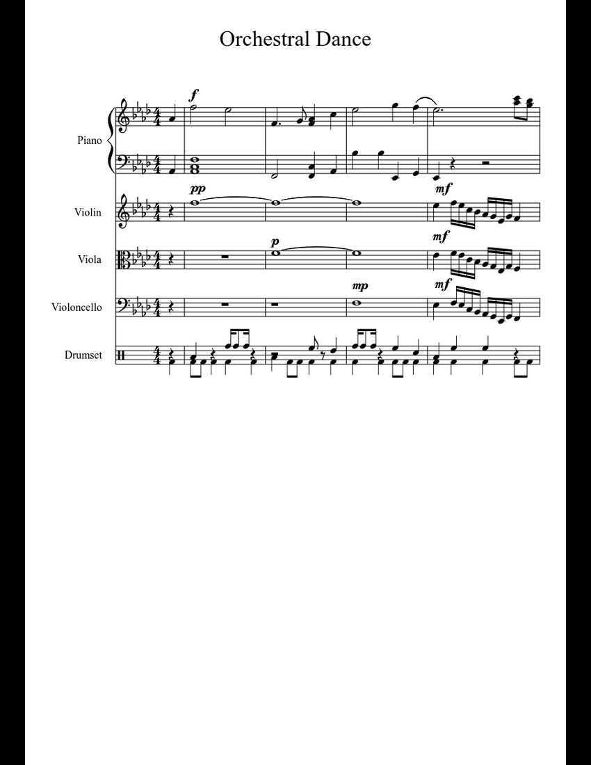 Orchestral Dance sheet music download free in PDF or MIDI