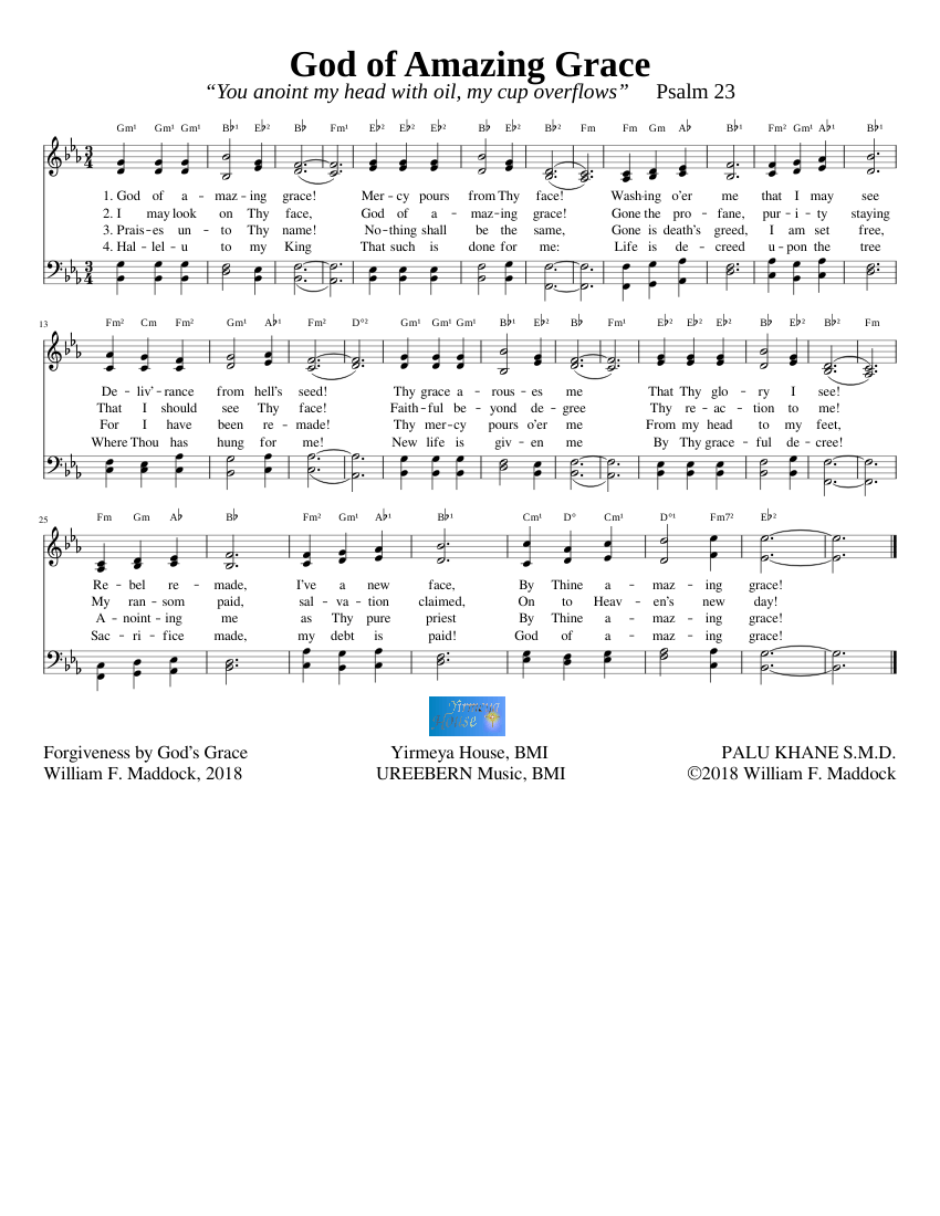 God of Amazing Grace Sheet music | Musescore.com