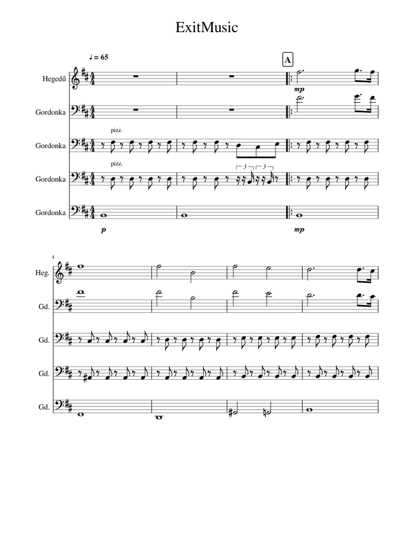 WestWorld: Radiohead: Exit Music - For A Film Sheet music for Violin ...