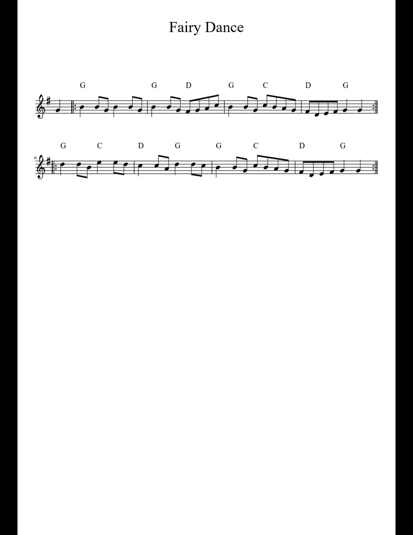 Fairy Dance sheet music download free in PDF or MIDI