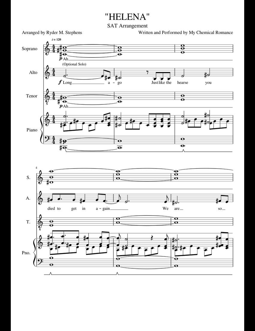 UPDATED/FIXED: Helena (My Chemical Romance, "Three Cheers For Sweet ...