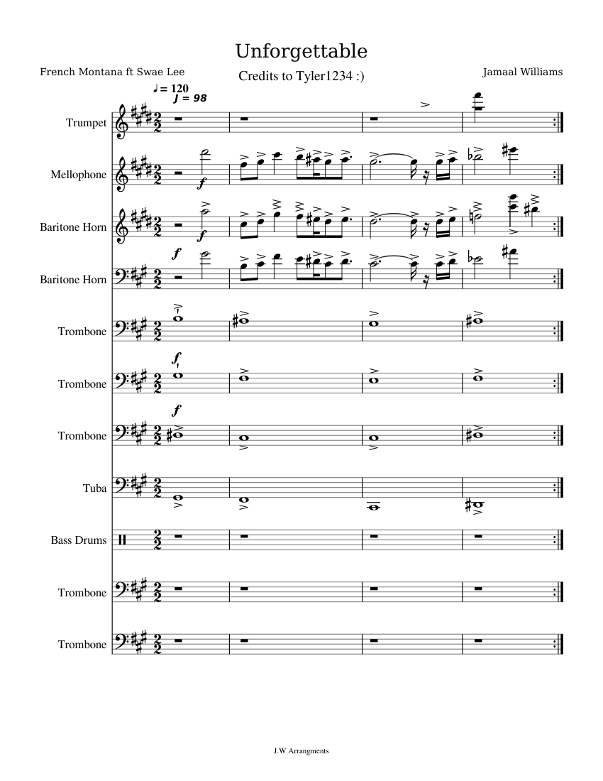 Unforgettable Sheet music for Voice | Download free in PDF or MIDI ...