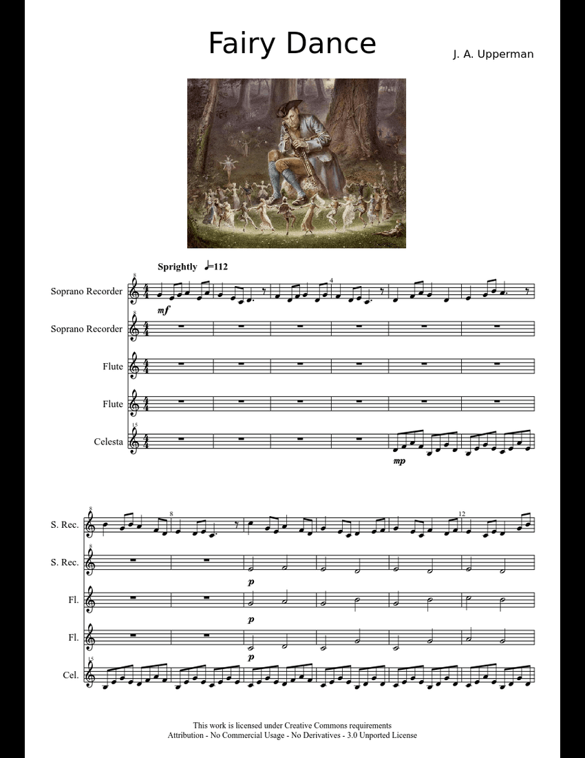 Fairy Dance sheet music download free in PDF or MIDI