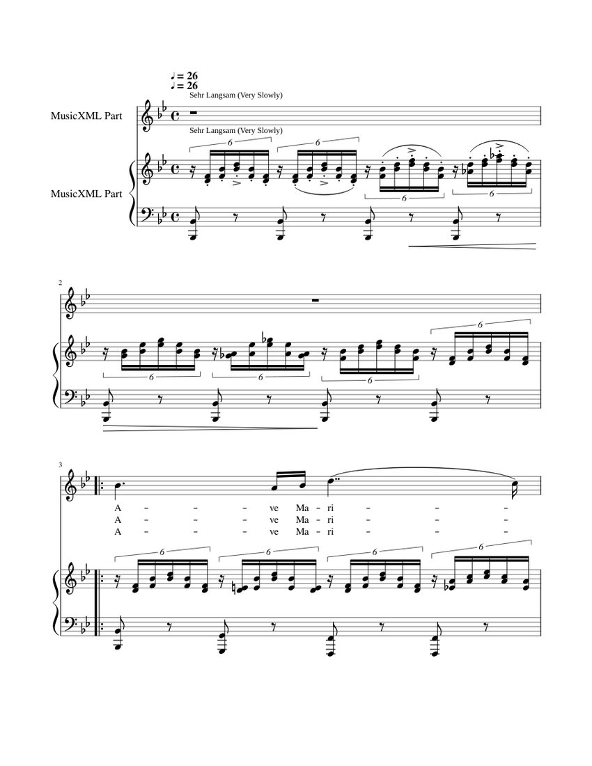 Franz Schubert - Ave Maria, Op. 52, No. 6, D 839 (Ellens Gesang. III. Hymne an die Jungfrau ...